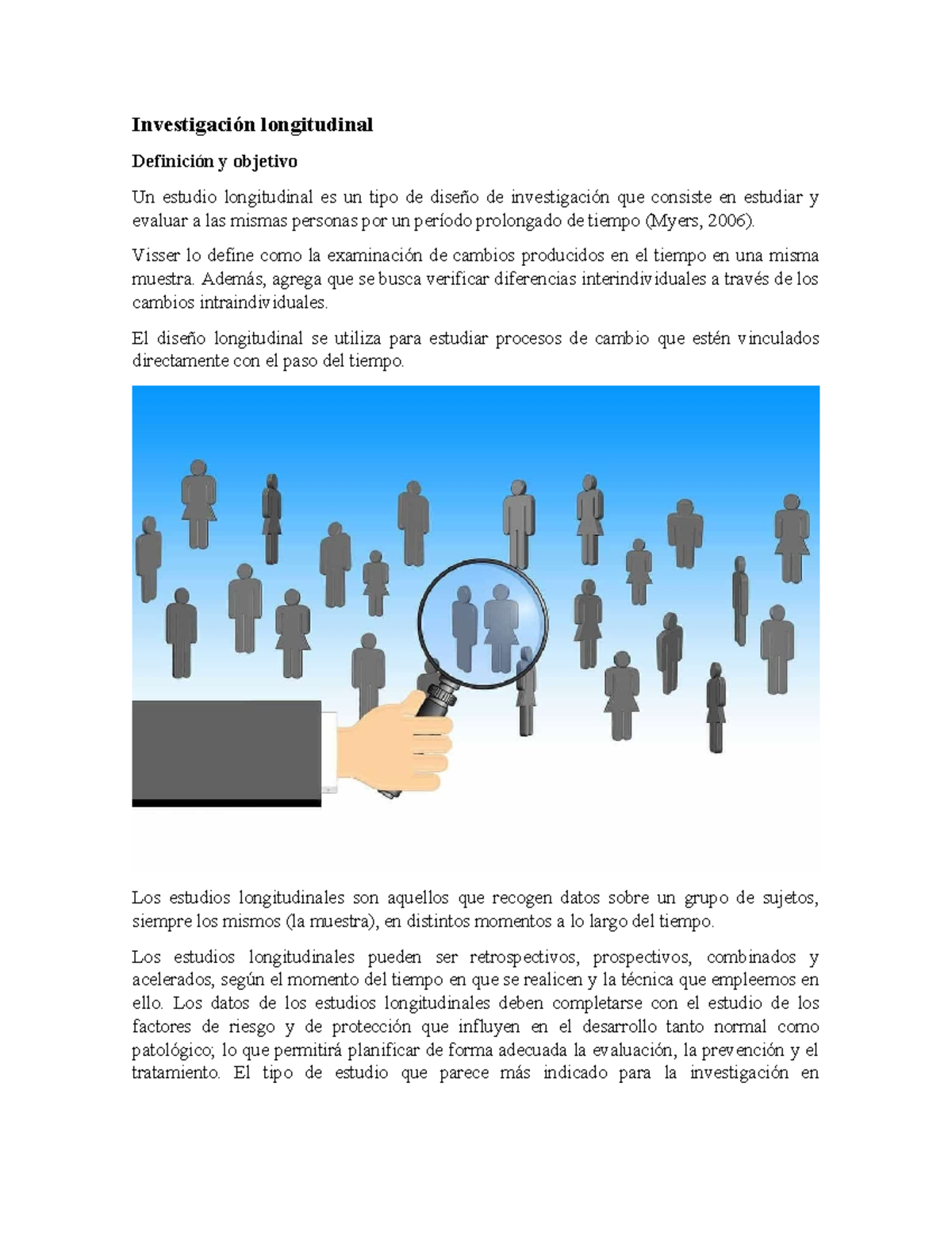 Investigación longitudinal - Investigación longitudinal Definición y ...