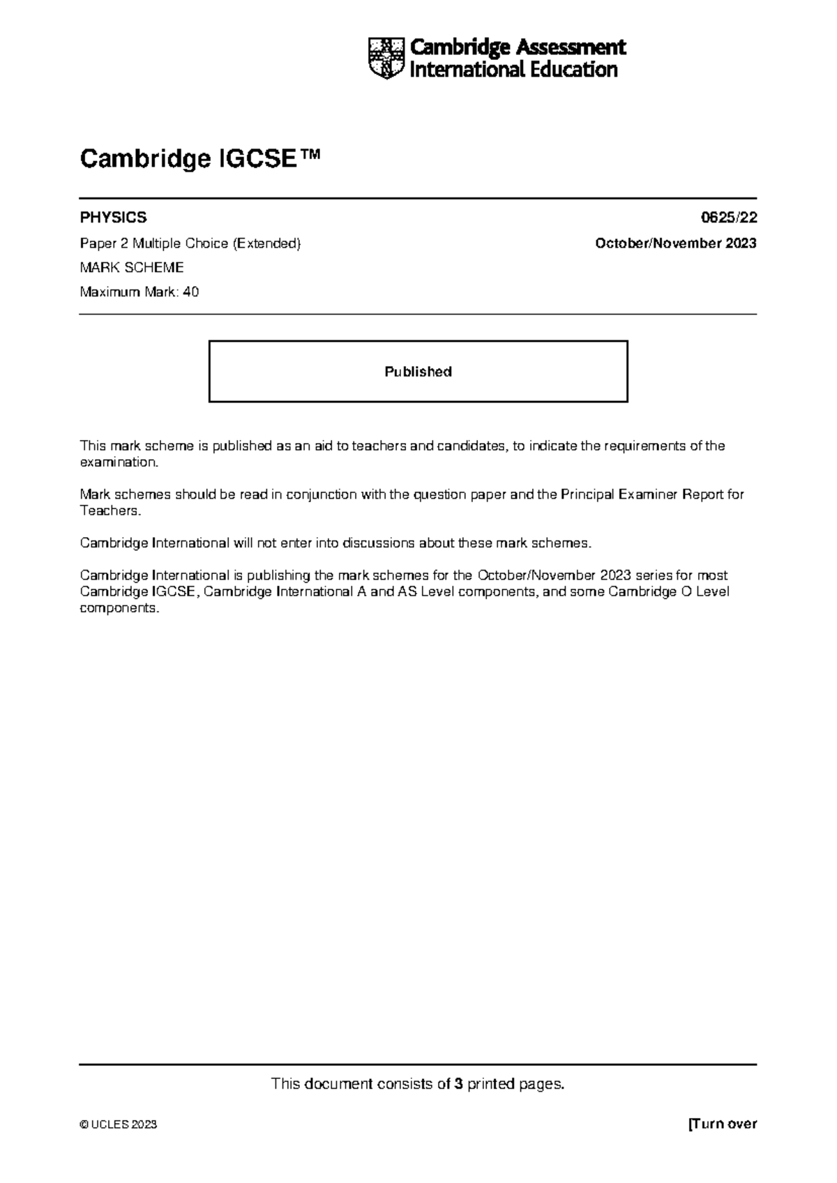0625 w23 ms 22 - This is a question paper with practice questions ...