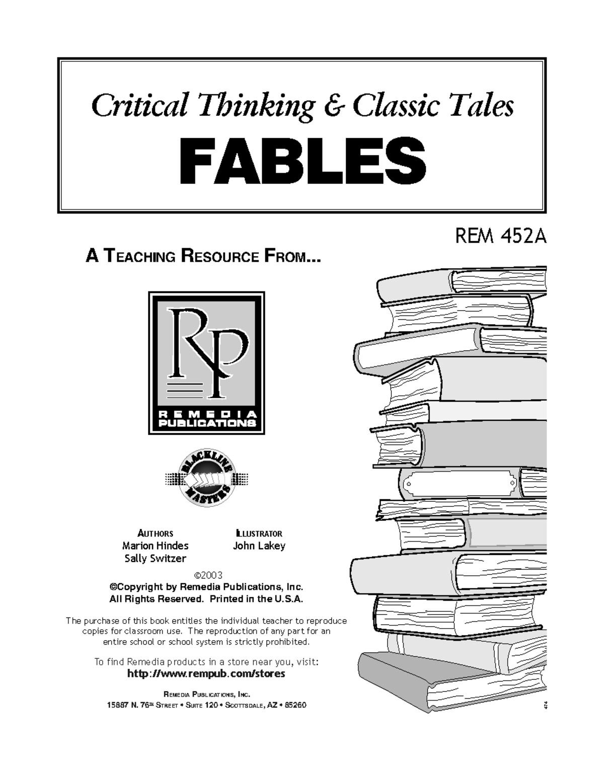 Fables-2lwslmm - history of science - A TEACHING RESOURCE FROM... 474 ...