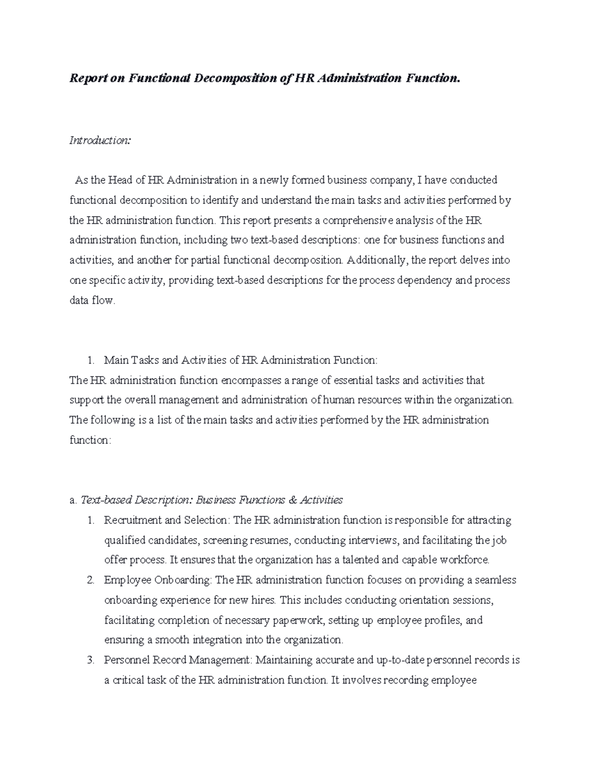 CS 4403 LJ4 - Do not copy and paste, use as a study guide - Report on Functional Decomposition ...