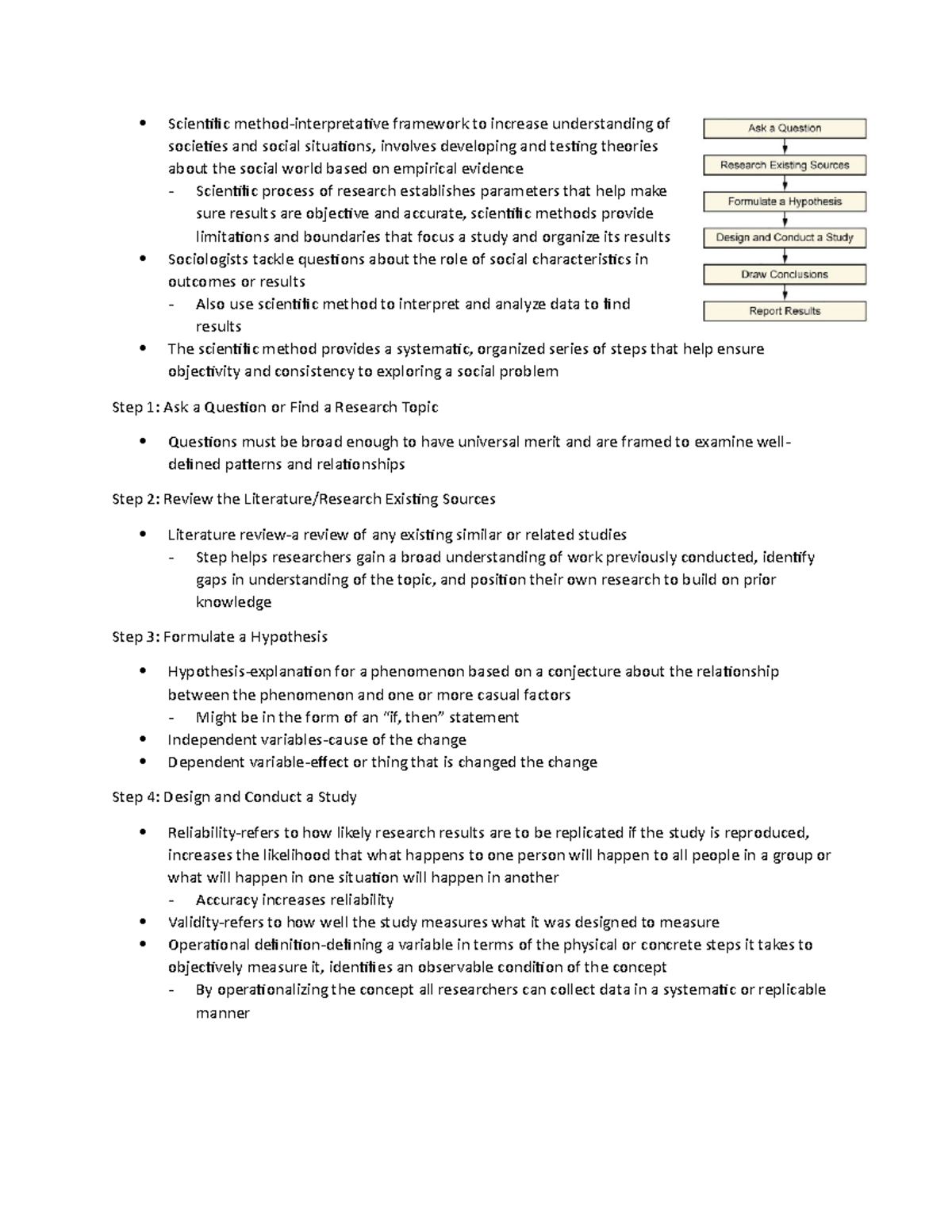 Ch 2 Textbook Notes Sam Smith Soc 1000 Introduction To Sociology
