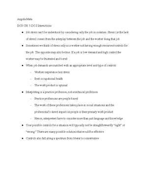 DCS Ch. 1 - These are my notes for the first chapter of the Demand ...