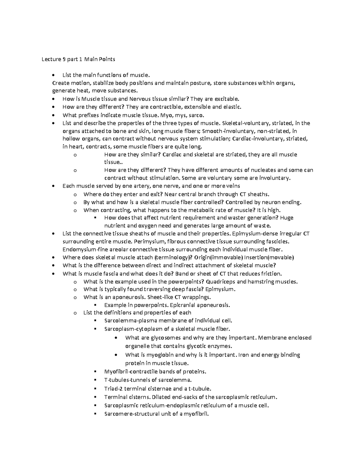 Lecture 9 part 1 Main Points - Warning: TT: undefined function: 32 Lecture 9 part 1 Main Points ...