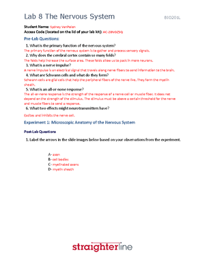 BIO201L+Lab+2+Upload+Document - Lab 2 Cell Structure and Function ...