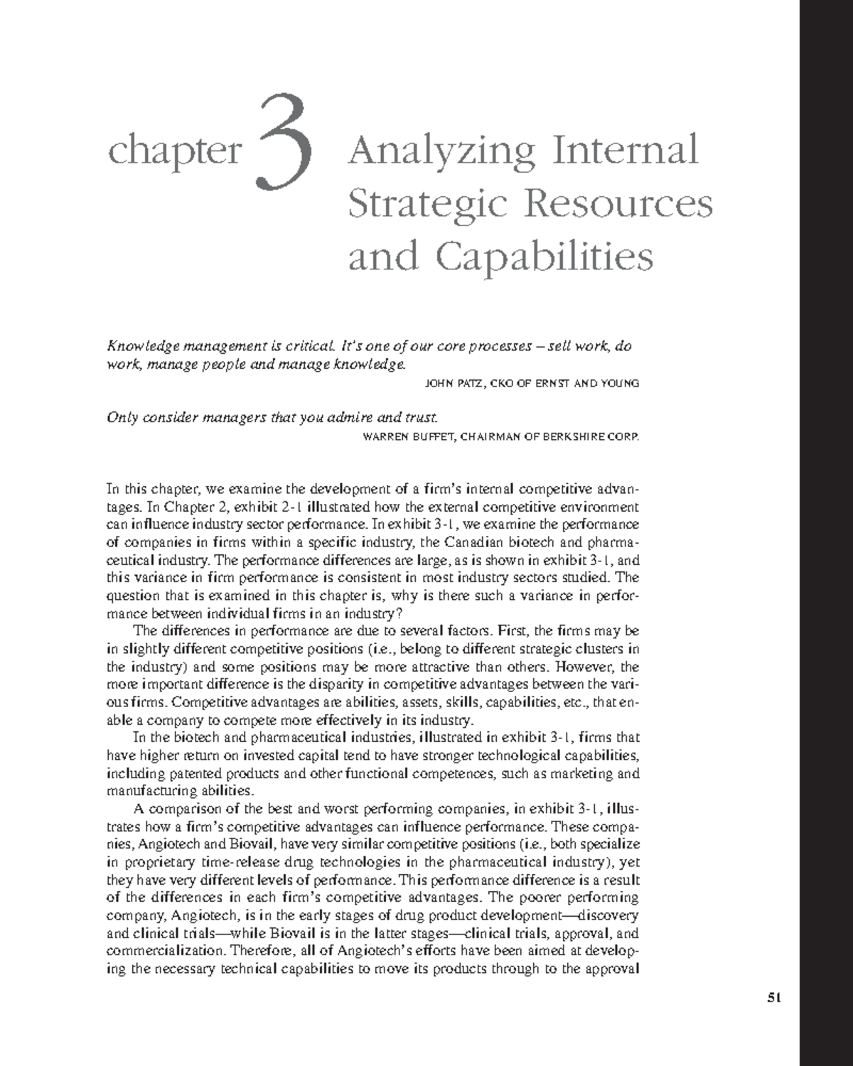 Analyzing internal strategic resources capabilities - 51 Knowledge ...
