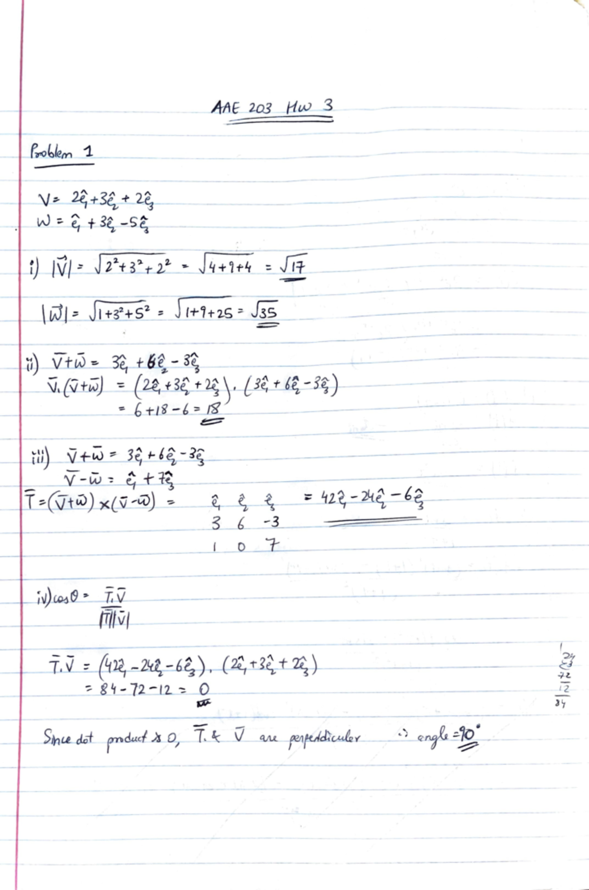 Aae Hw3 1 Hw 3 Me 203 Dw 3 J T3~±2~ ~ W ~ 3~ 5