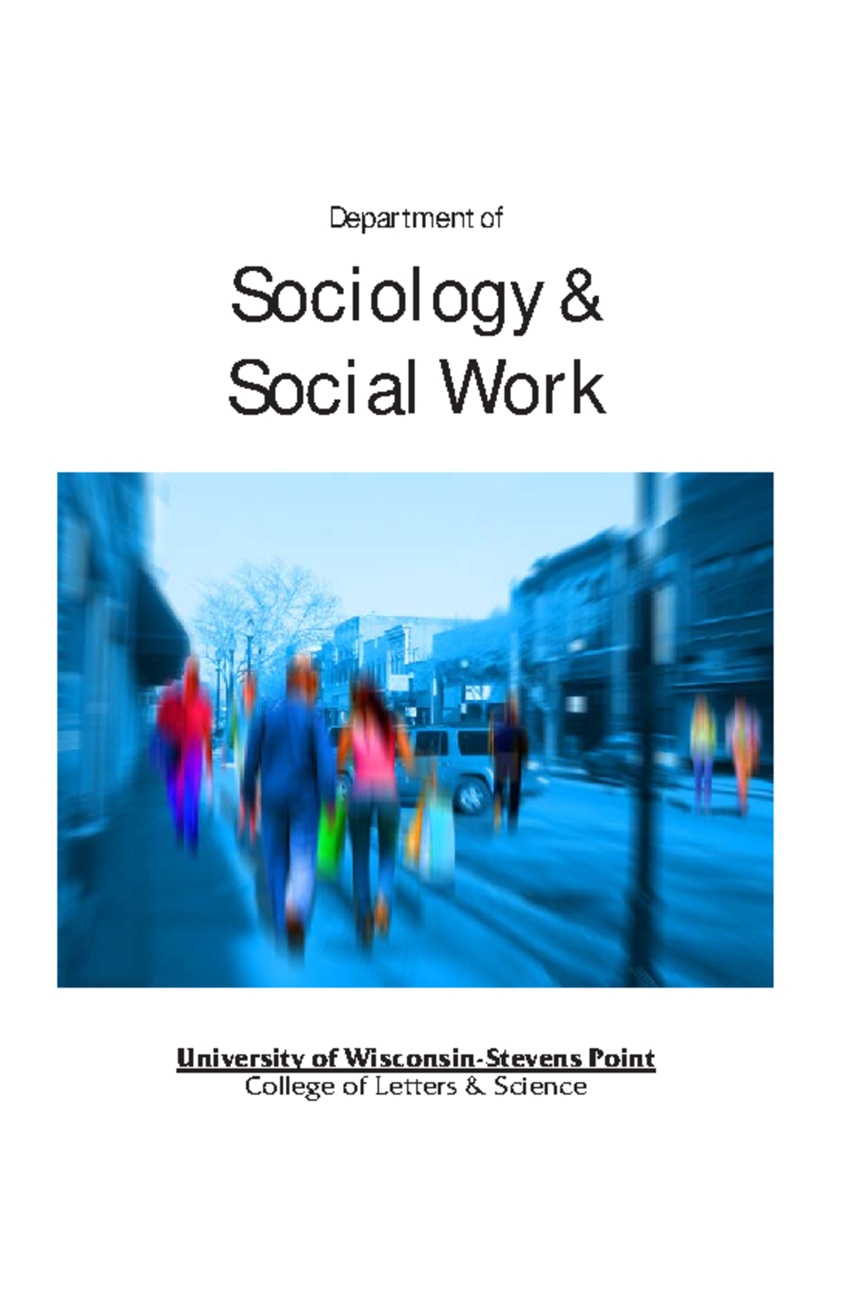 Sociology-Dept Brochure web - Department of Sociology & Social Work ...