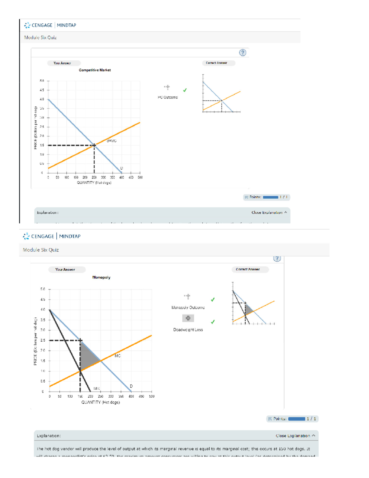Eco Mod 6 DW Loss Ques - Graph - CENGAGE MINDTAP Module Six Quiz ? Your ...