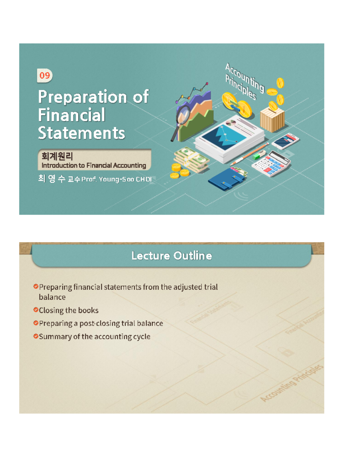09 Preparation of Financial Statements - 회계원리 Introduction to Financial ...
