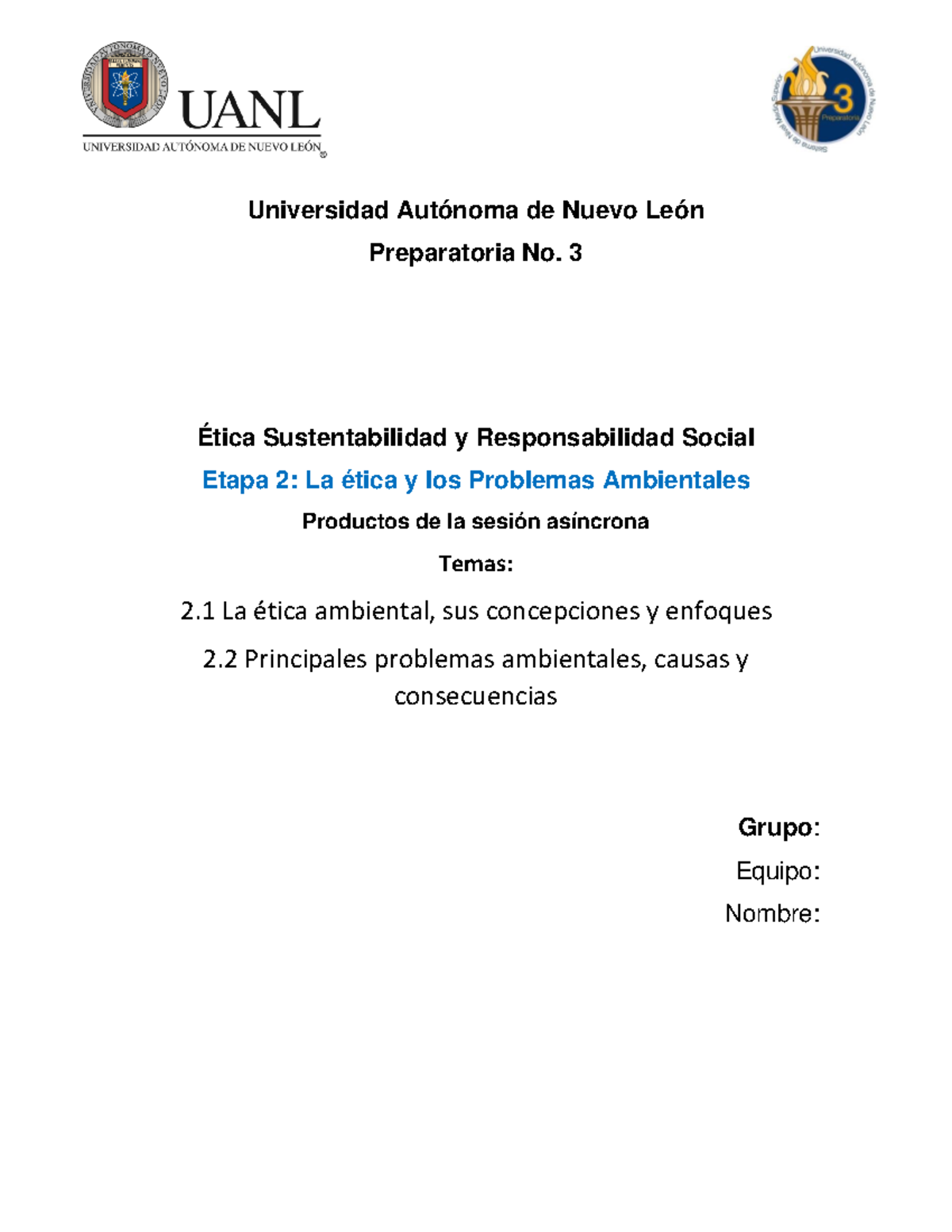 E2 Actividad requisito 1 - Universidad Autónoma de Nuevo León ...