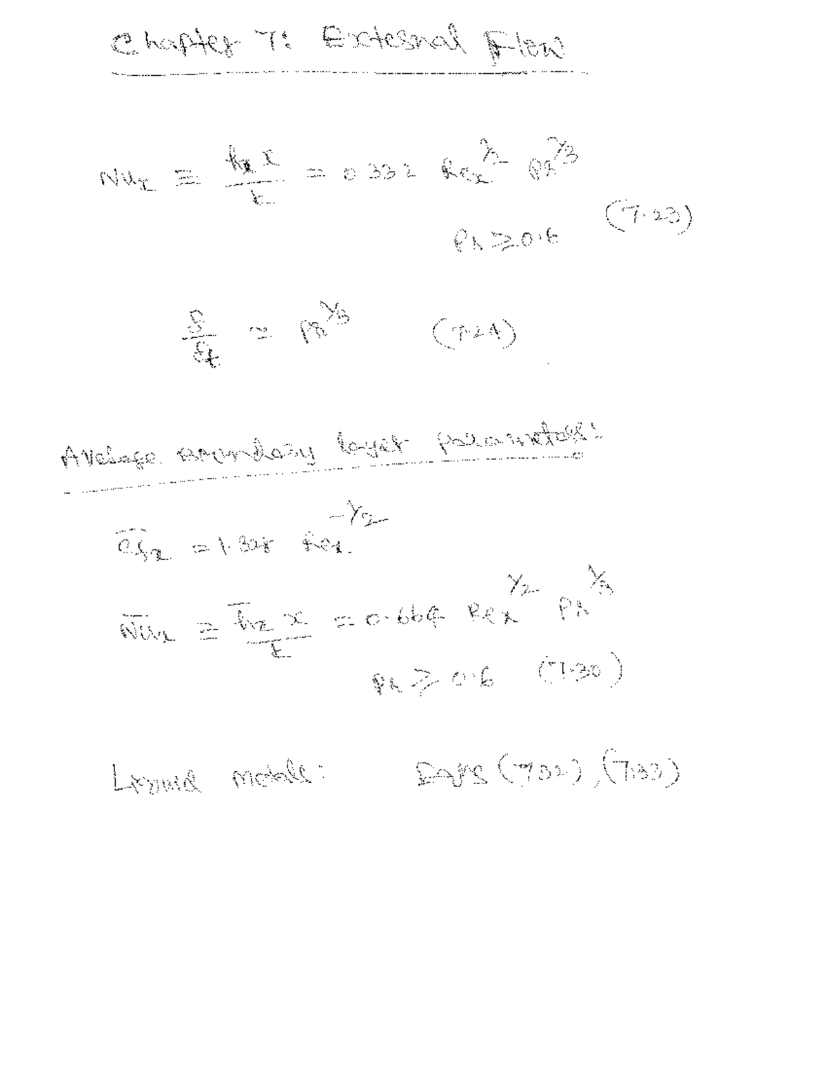 Lecture 13 Chap7c - Faminar flow, External Flow - MECE3930U - Studocu