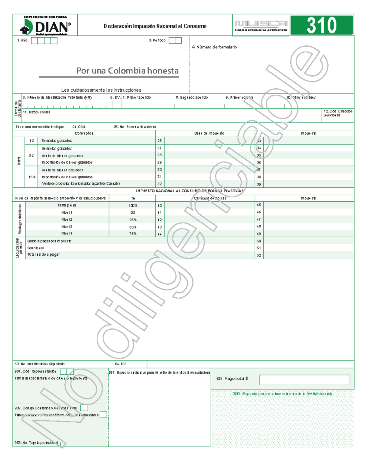 Formulario 310 2019 - LEYES Y MATERIAL DIDACTICO PARA REVISION Y ...