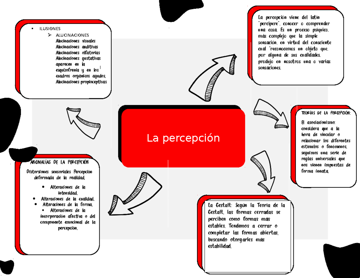Mapa la percepción - ILUSIONES ALUCINACIONES Alucinaciones visuales ...