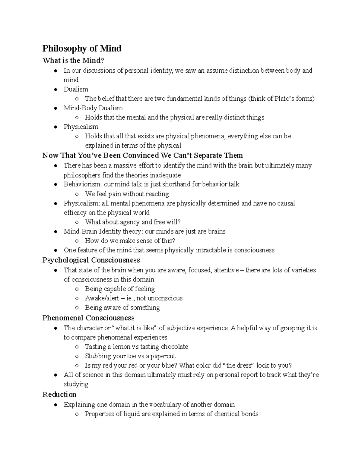 Week 6/7 - Philosophy of Mind and There's Something about Mary ...