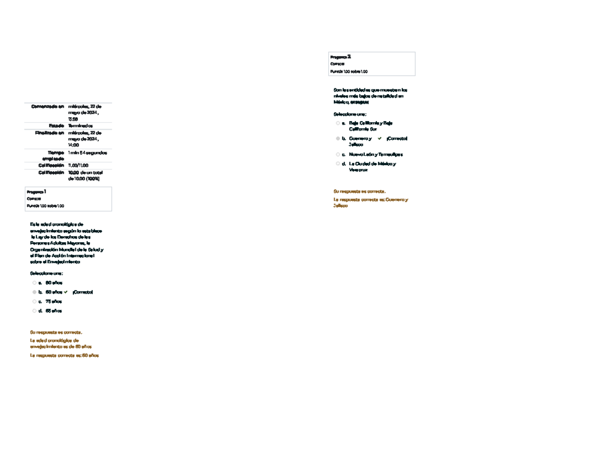 Modulo uno punto dos - Comenzado en miércoles, 22 de mayo de 2024, 13: Estado Terminados ...
