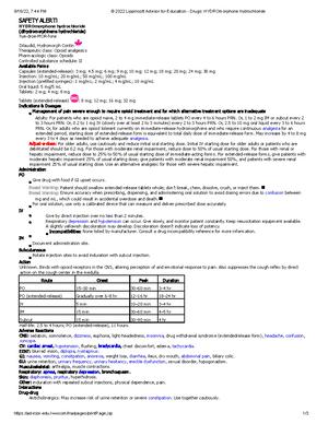 Common ED Medications - MED - Common Medications in the ED The ...