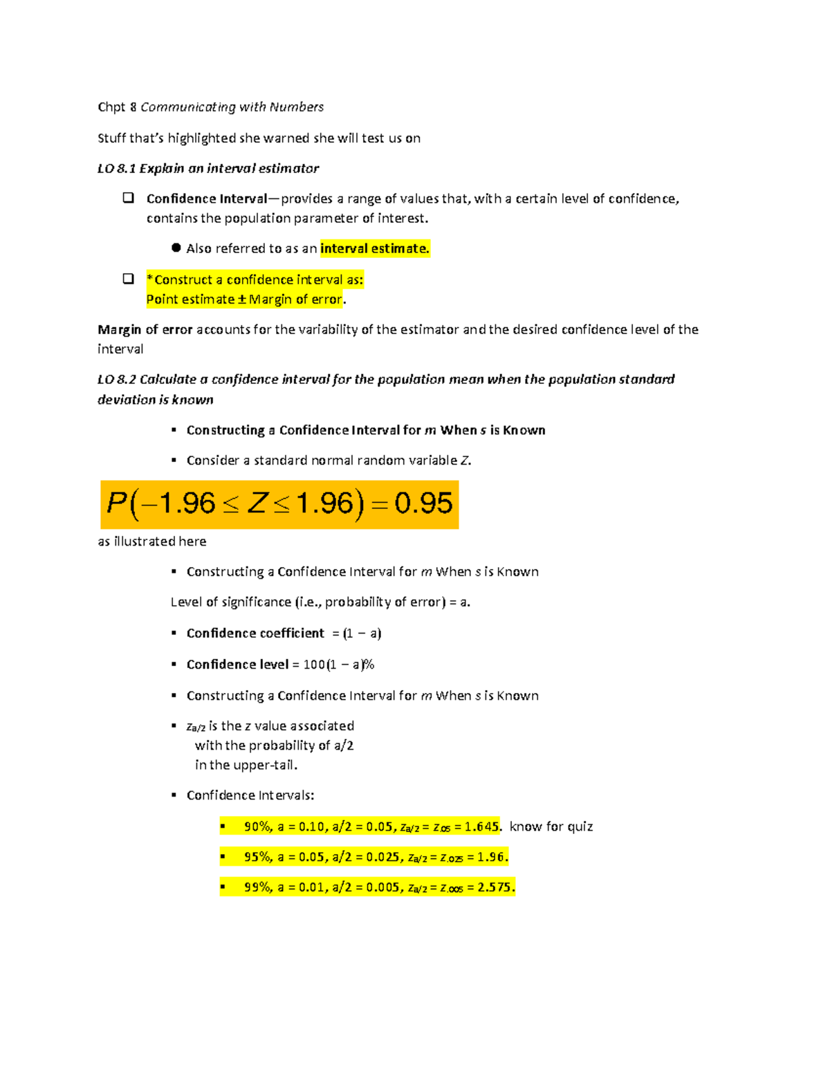 Chpt 8 Communicating with Numbers - Chpt 8 Communicating with Numbers ...