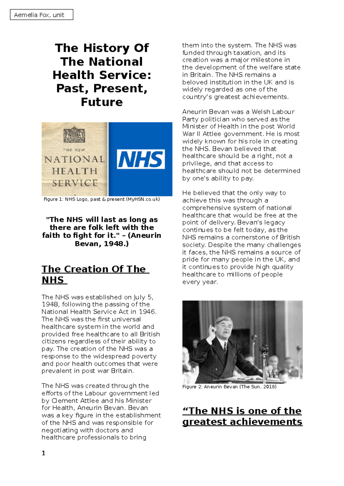 The History Of The National Health Service - The History Of The ...