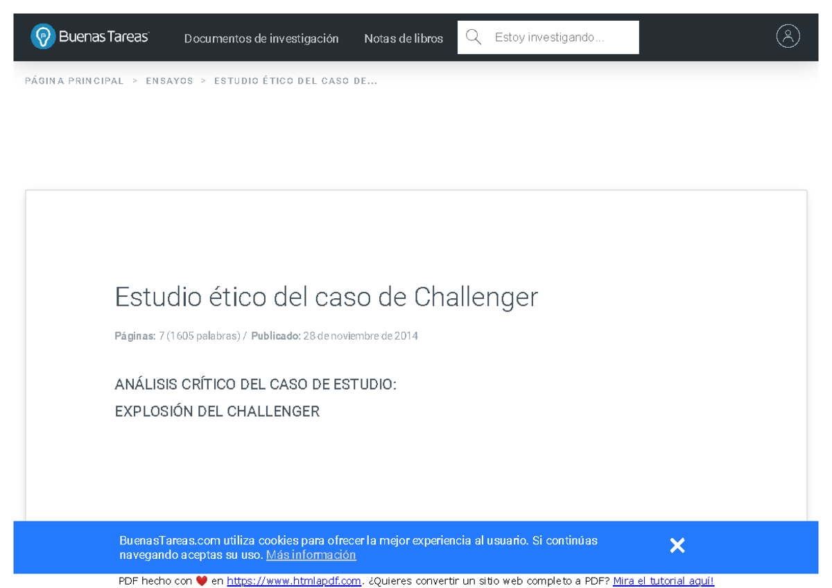 Www buenastareas com ensayos Estudio-%C3%89tico-Del-Caso-De-Challenger ...