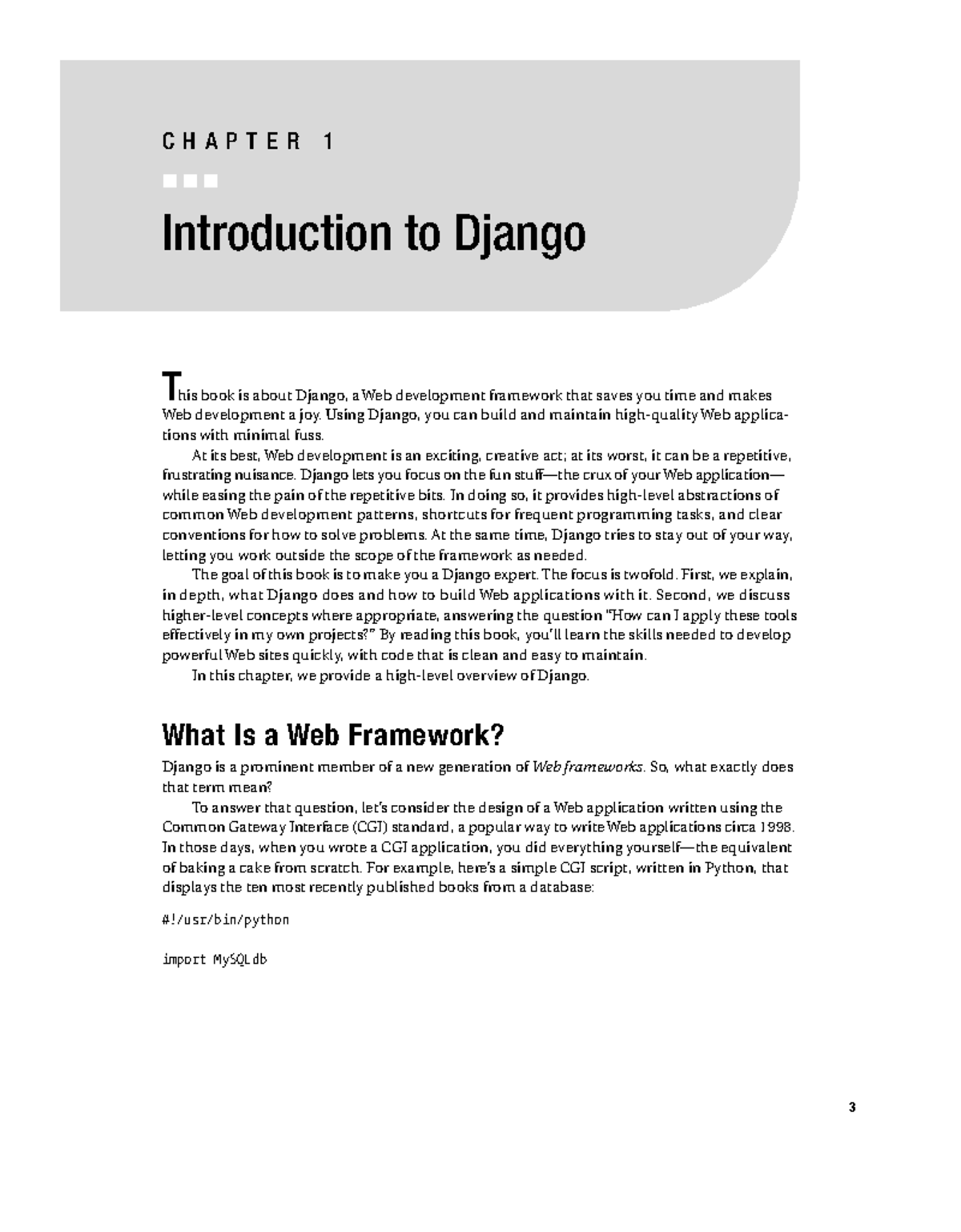 Module-1 (Full stack) - Introduction to Django This book is about ...