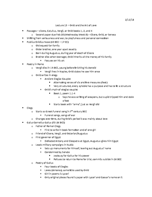 Classics Essay 1 - Lainie Carter Borst Classics 20 6 February 2022 The ...