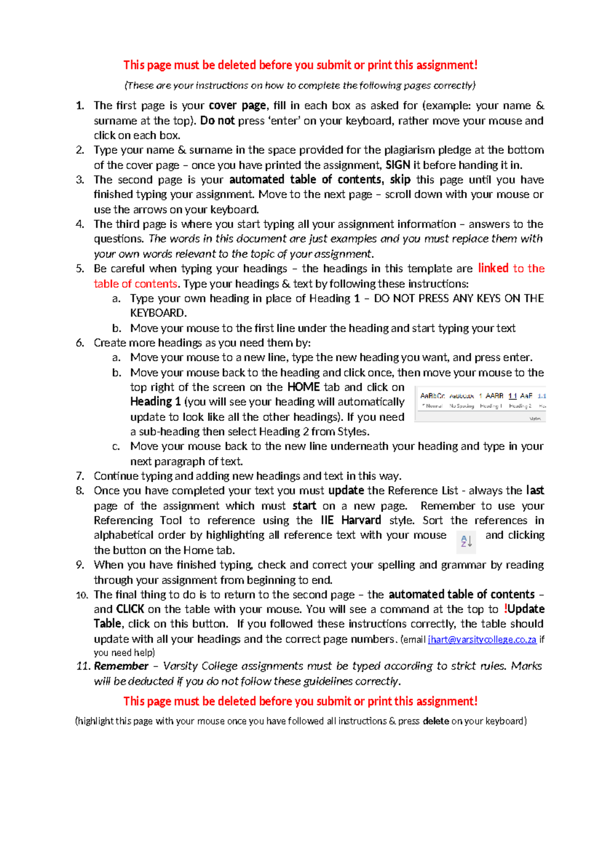Assignment Template 2019 v1 (4) fundamentals assignment - This page must be deleted before you ...