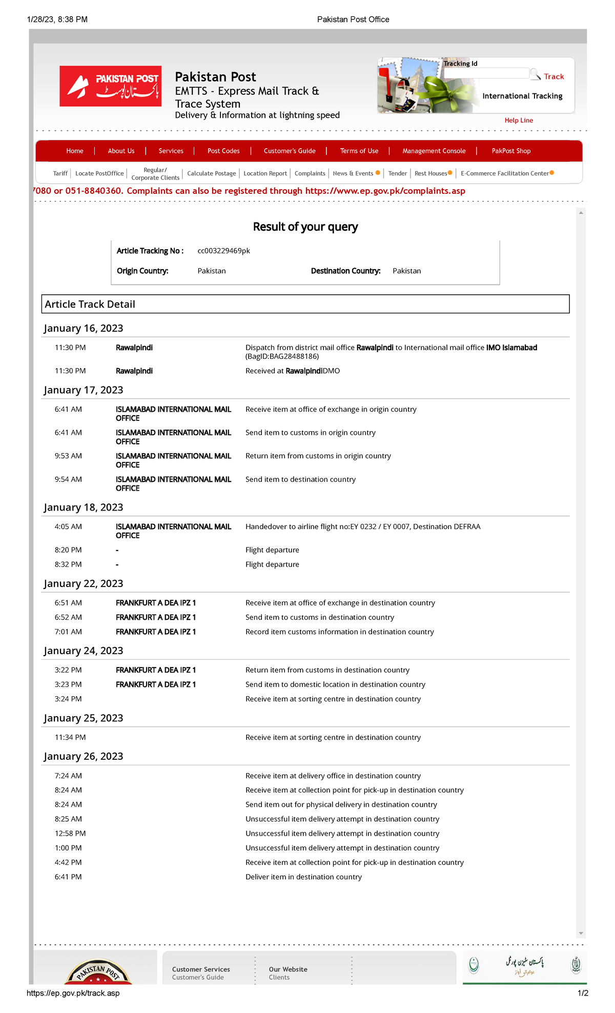 Pakistan Post Office - asdsadsadsadasd - 1/28/23, 8:38 PM Pakistan Post ...