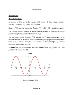 Fourier transform - complete class notes L1-L3 - Engineering ...