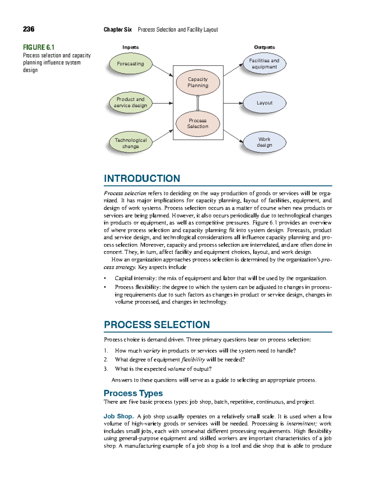Process Selection - BUSINESS - Business - Studocu