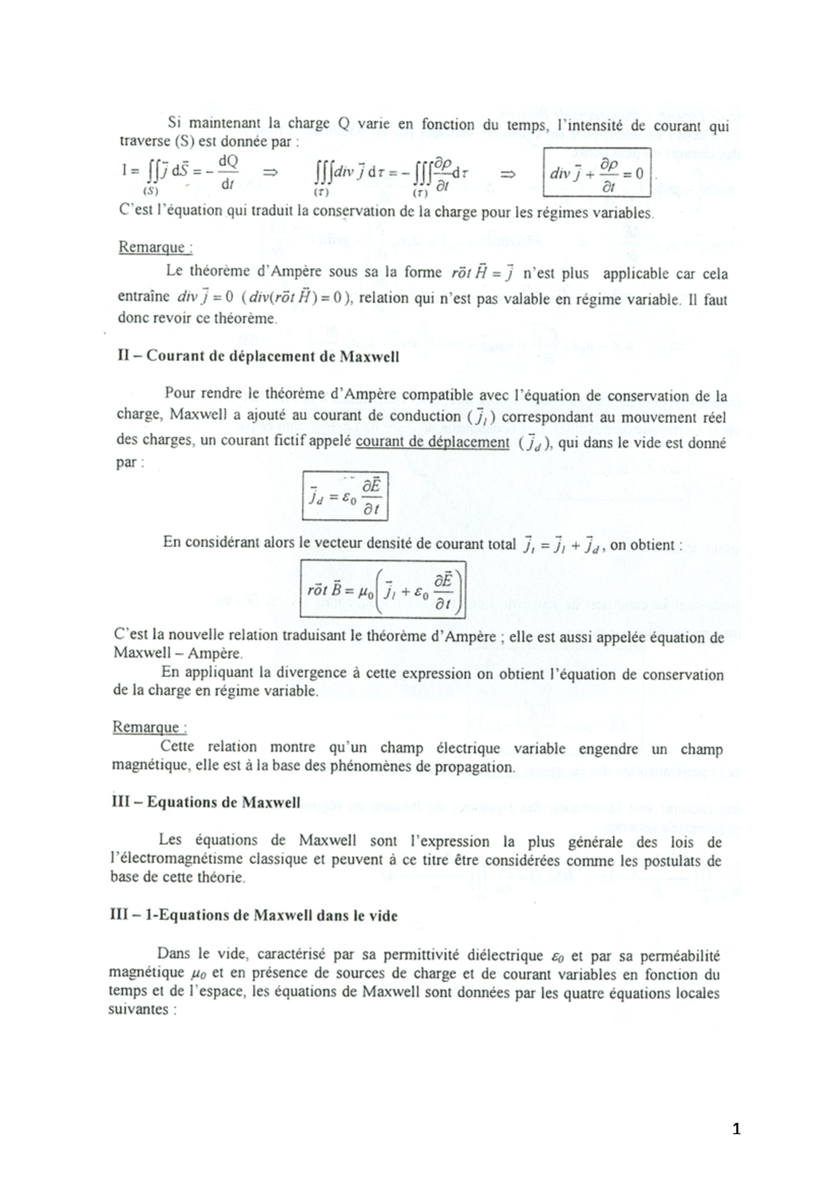 Chapitre 4 P2 - Électromagnétisme - Studocu