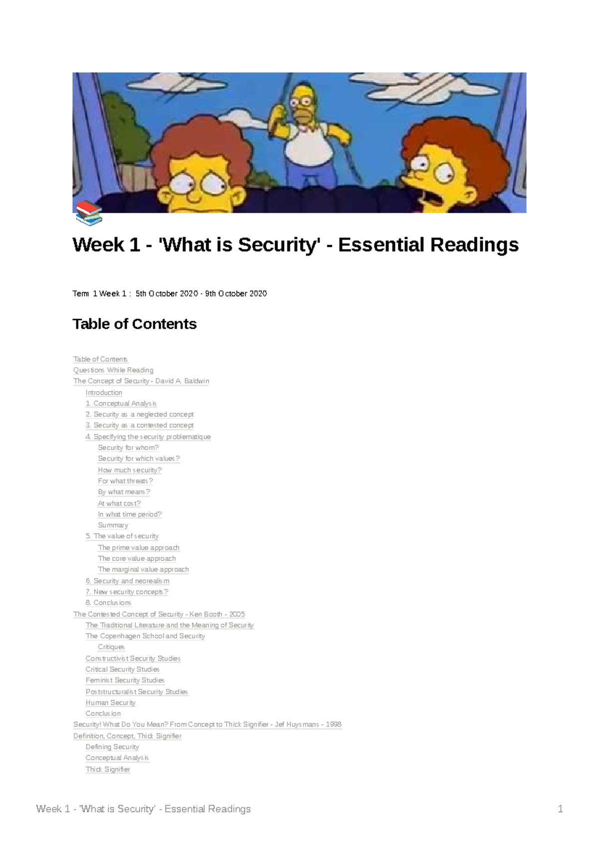 PO231 - Week 1 - What is Security - Reading - È Week 1 - 'What is ...