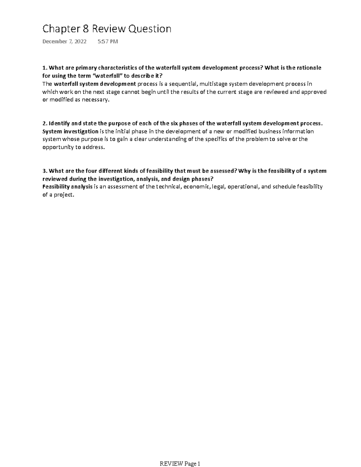 ITEC 1010 Chapter 8 Review Questions - 1. What are primary ...