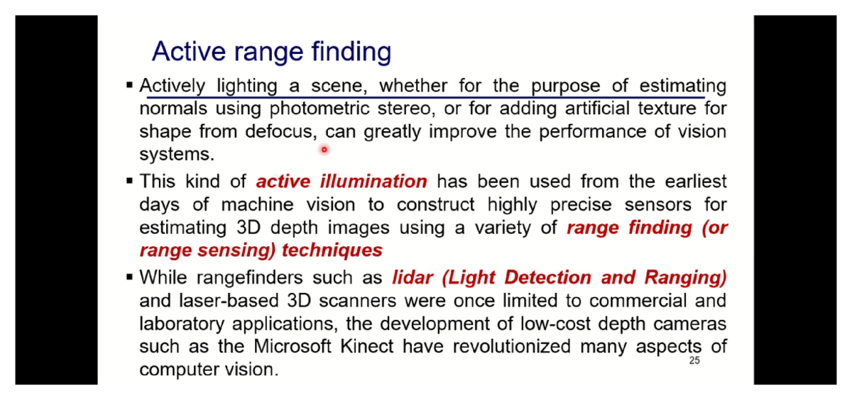 Active Range Finding - Electronics & Communication Engineering - Studocu