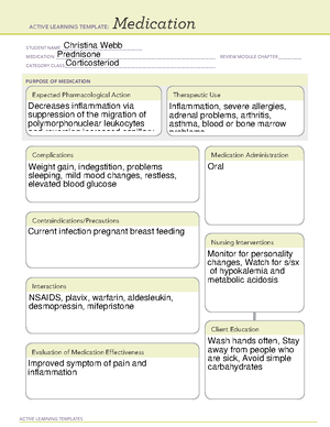 Timolol - ATI med sheet - ACTIVE LEARNING TEMPLATES Medication STUDENT ...