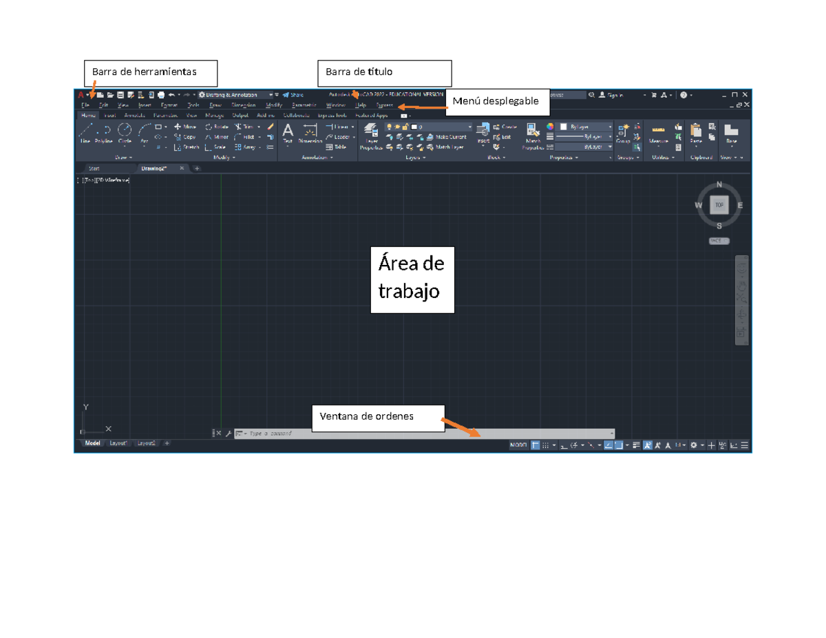 Autocad interfase - noyw45y n hrh rtu hrth - Cálculo Vectorial - Barra ...