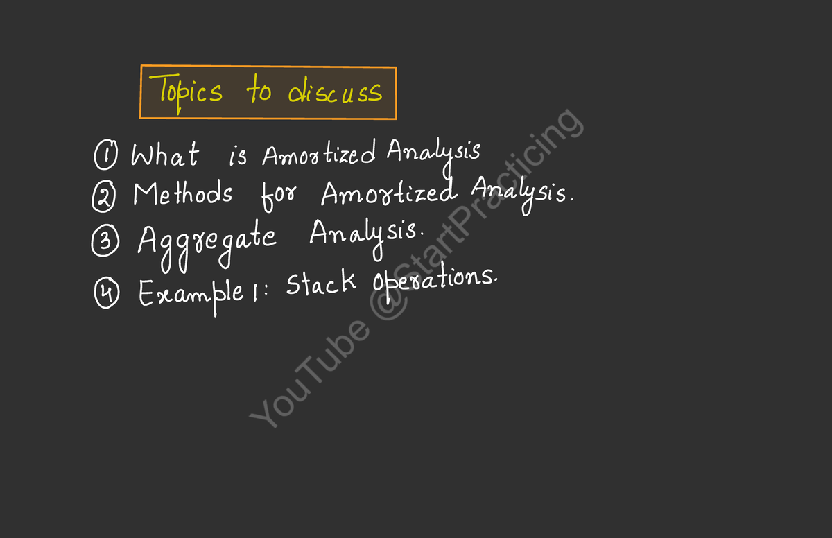 1. Amortised analysis Stack Operation - Data Mining And Data ...