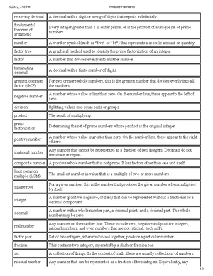 Elementary Educators 1 Practice Exam - PRE-ASSESSMENT: MATHEMATICS FOR ...