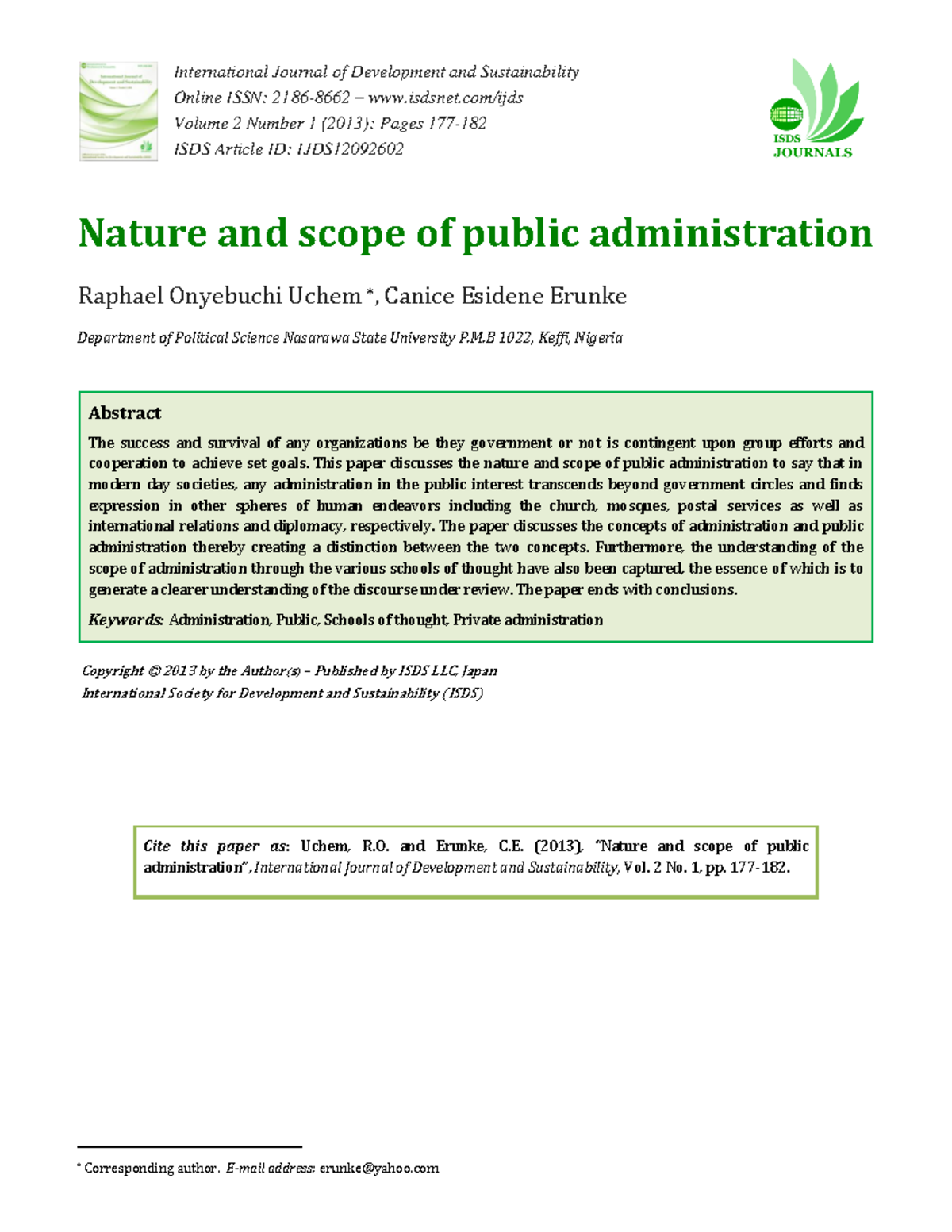 Ijds-v2n1-13 - Helpful - International Journal of Development and ...