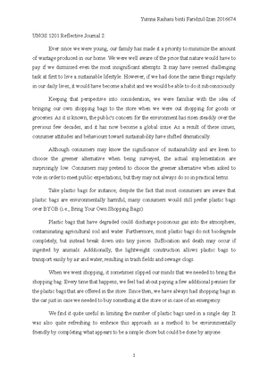 SCSH 1201 - Newspaper Article - SCSH 1201 – Sustainable Development ...