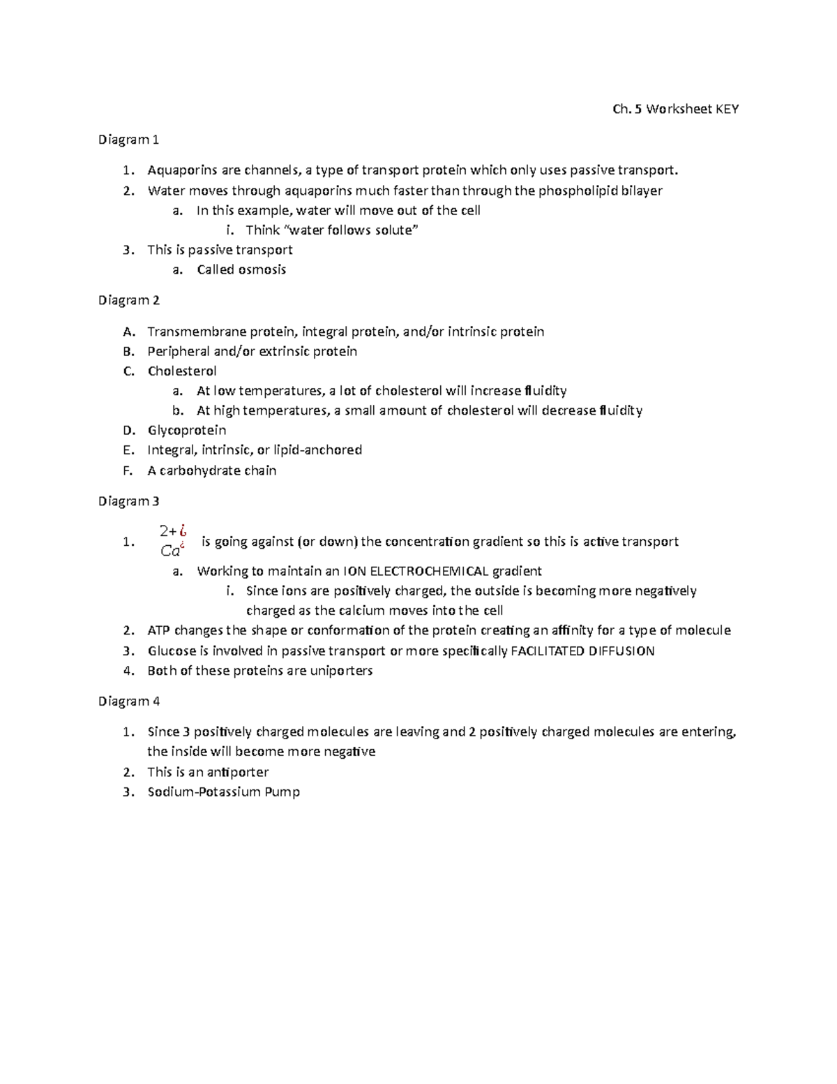 Ch. 5 Worksheet KEY - wks key - Ch. 5 Worksheet KEY Diagram 1 ...