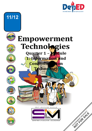 Empowerment technology 1st quarter exam - EMPOWERMENT TECHNOLOGIES ...