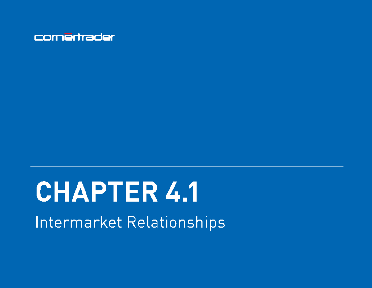 4 1 intermarket relationships - CHAPTER 4. Intermarket Relationships 2 Commodity Market and the ...