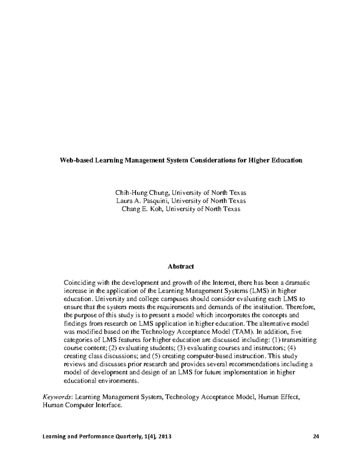 Web based Learning Management System Con - Web-based Learning ...