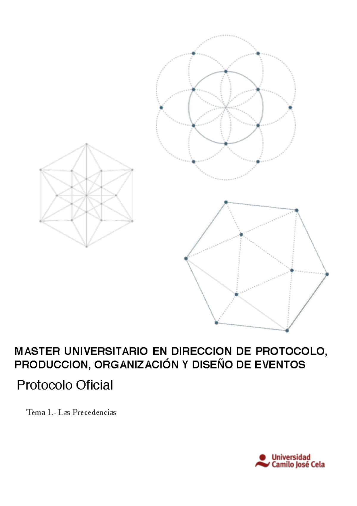 TEMA 1.- LAS Precedencias - Protocolo Oficial MASTER UNIVERSITARIO EN DIRECCION DE PROTOCOLO ...