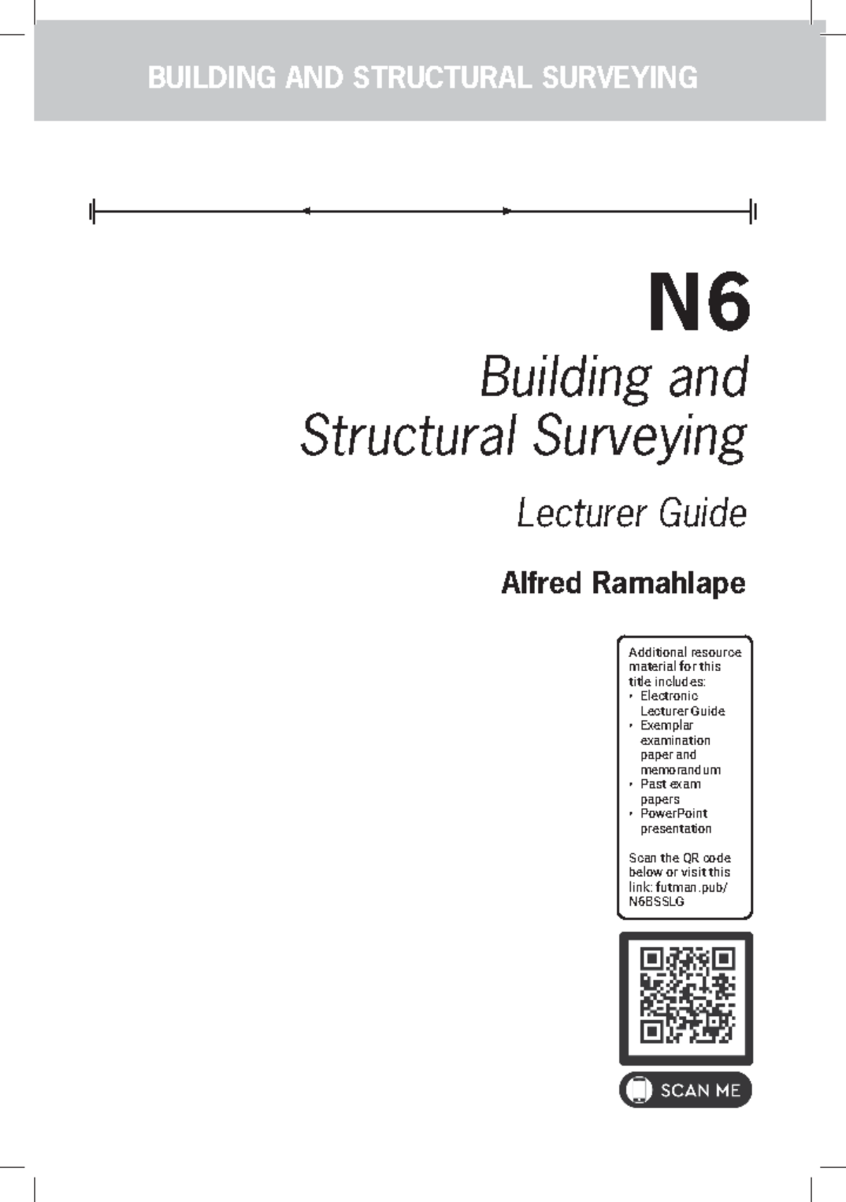 N6 Building and Structural Surveying Lecturer Guide 2023 - N Building and Structural Surveying ...