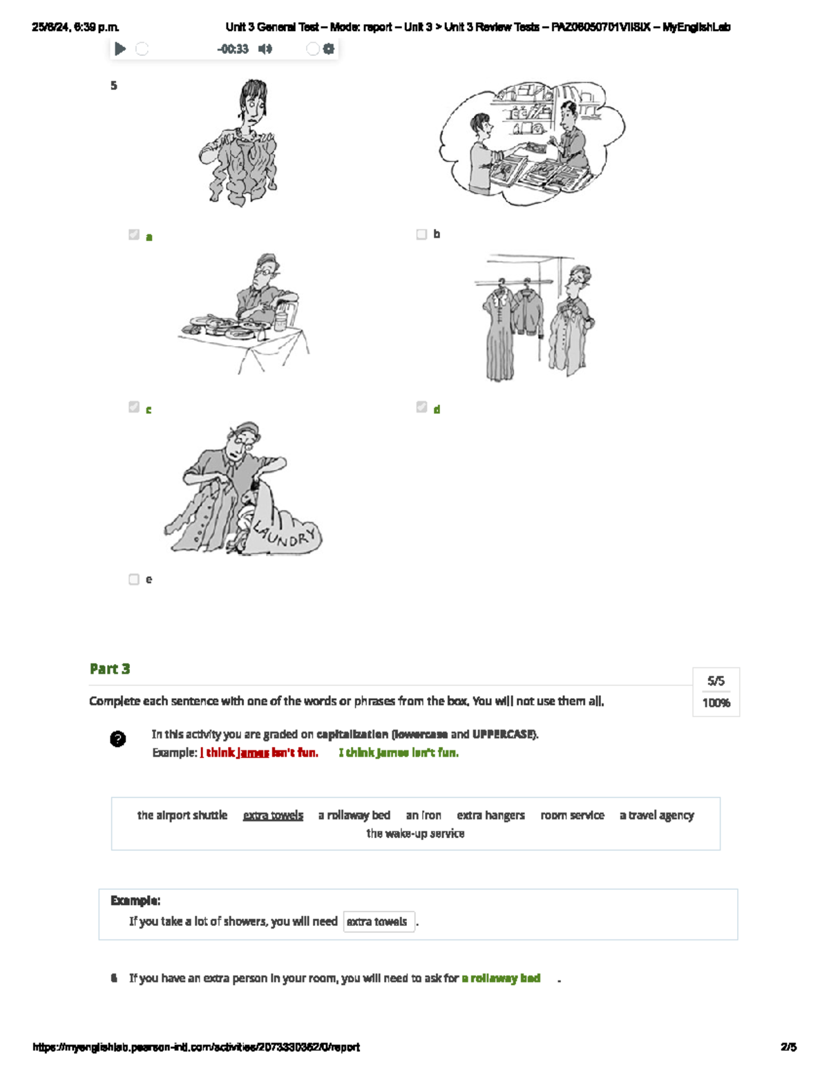 Myenglishlab unit 3 level 6 general test - 6:39 p. Unit 3 General Test ...
