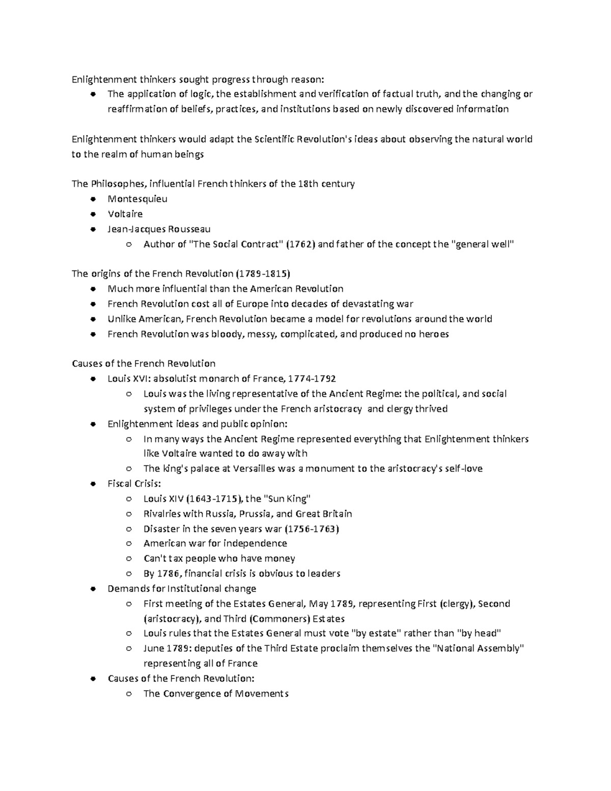 The Age of Enlightenment (1680-1800) - Enlightenment thinkers sought ...