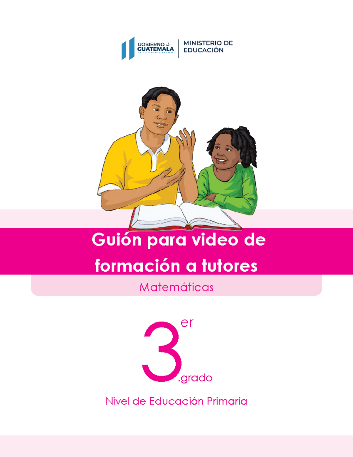 3ro Primaria Matematicas Video 01 tutorias - Guión para video de ...