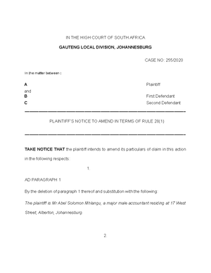 Chapter 11 - Service of Documents - Chapter 11: Service of Documents ...