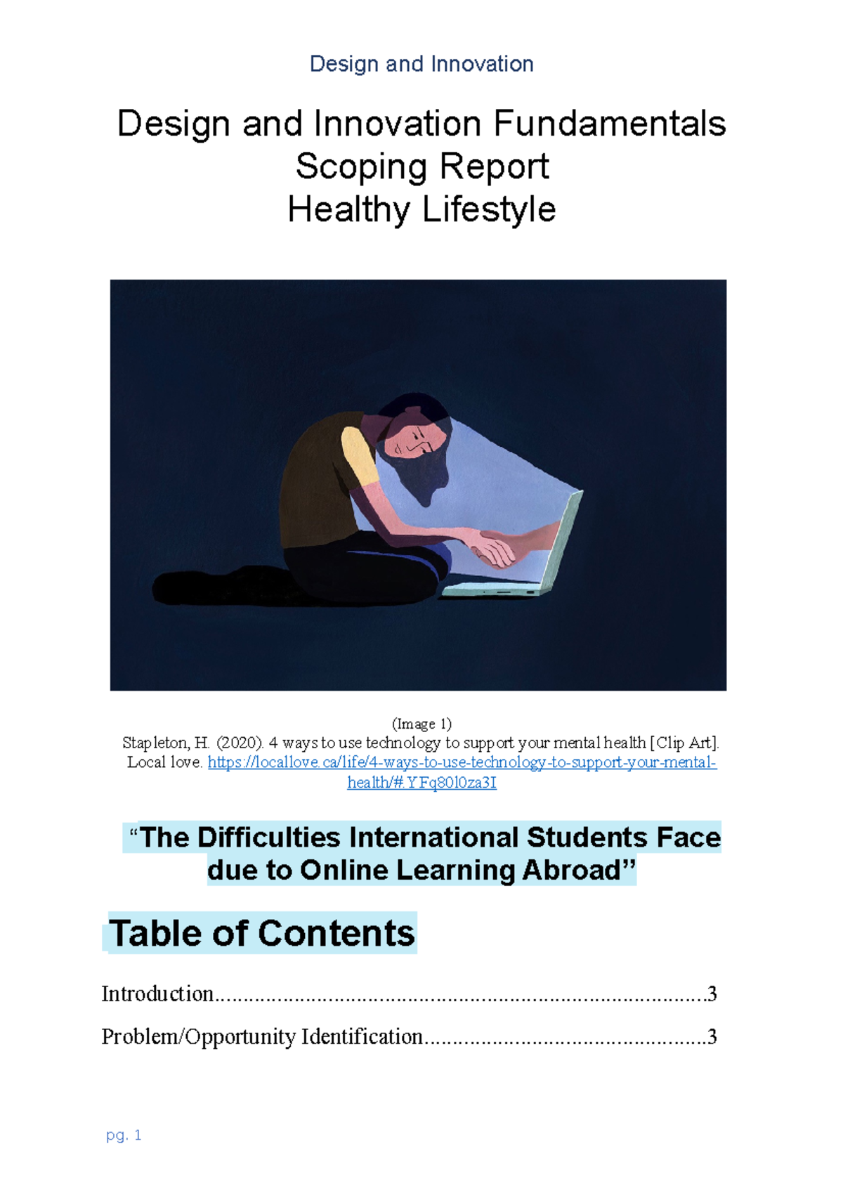 Scoping Report: Graded Distinction! - Design and Innovation ...